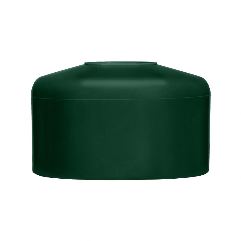 Round post cap 38 mm Green colour 10-year guarantee!